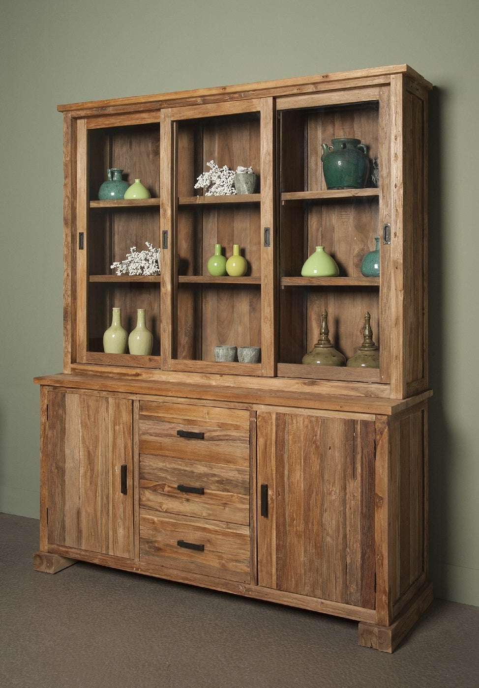 Lorenzo | Teak buffetkast | 220 x180 cm | Bekijk online — VandePolMeubelen