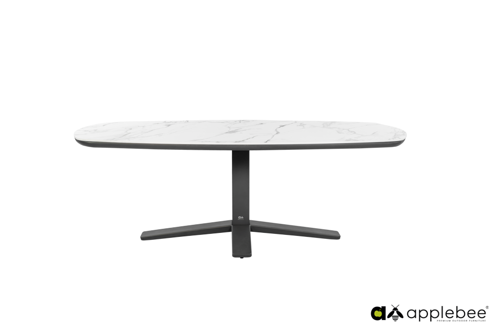 Zanzibar dining table Apple Bee Bronze - Stijlvolle tuintafel ...