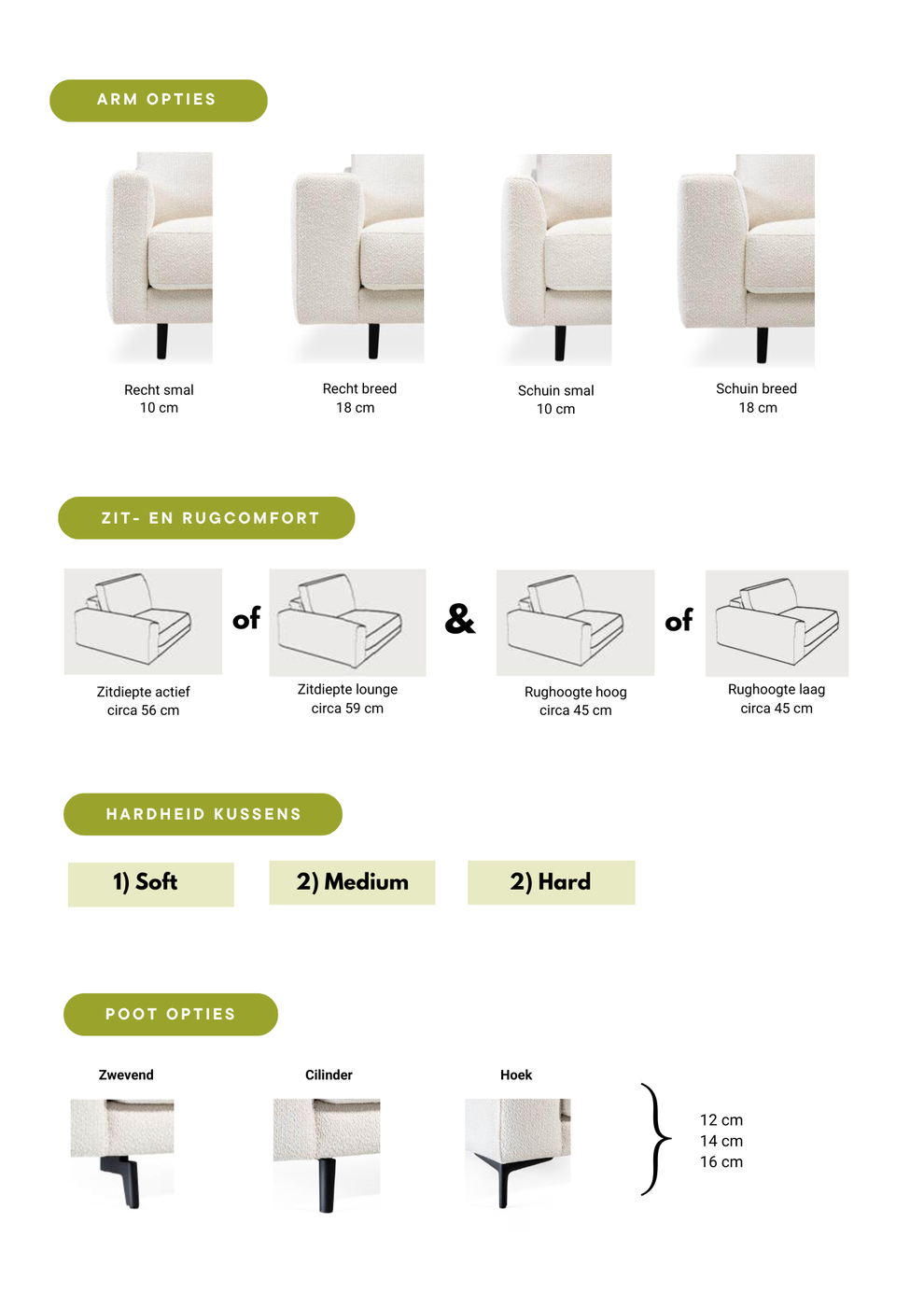 Flex bank van cartel living – Stel volledig op maat samen ...